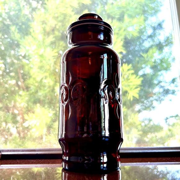 Unique Vintage | Accents | Vintage 97s Borden Cremora Brown Glass ...